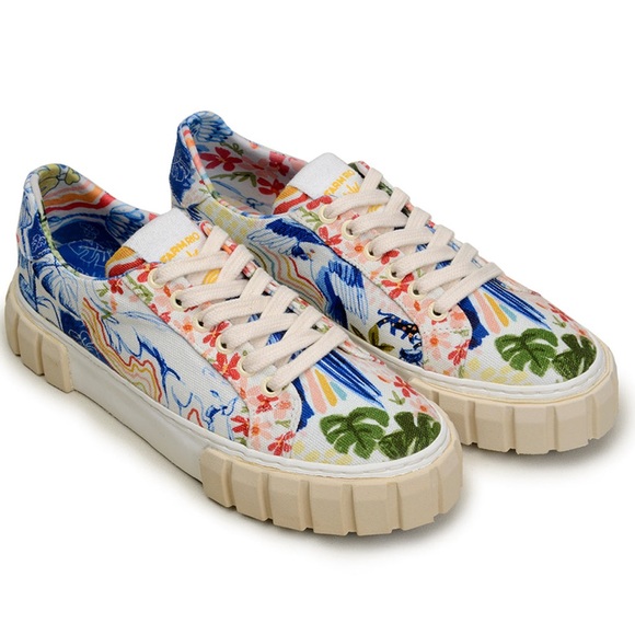 FARM Rio | Shoes | Farm Rio Copacabana Flatform Sneakers | Poshmark